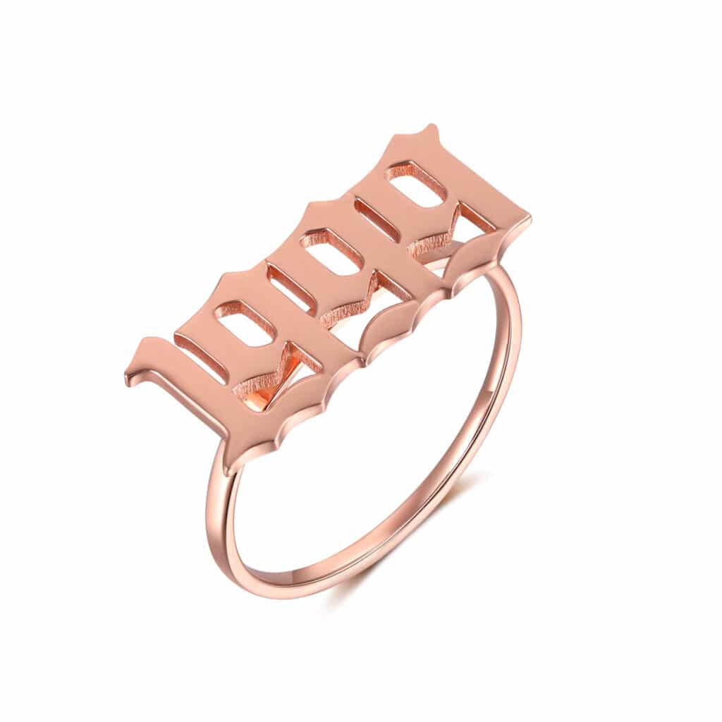 Year Ring [Sterling Silver, Gold]