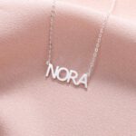 Custom Block Name Necklace - Gold, Silver & Rose Gold
