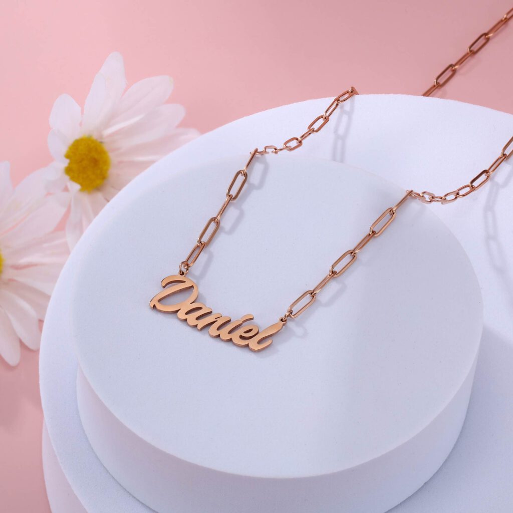 Paperclip Name Necklace [Gold & Silver] | FARUZO