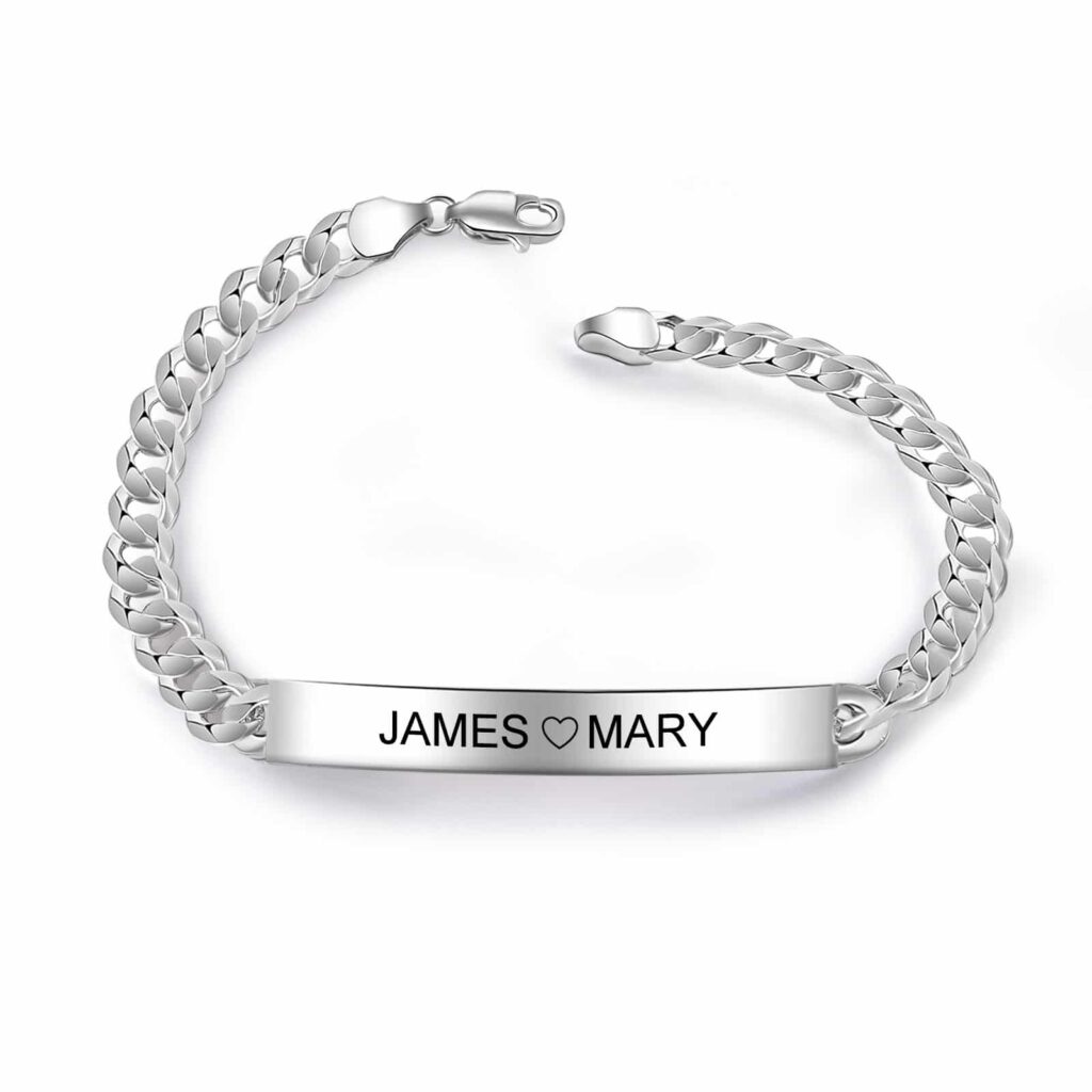 Personalized Men's Bracelets | Engraved & Custom Designs for Him