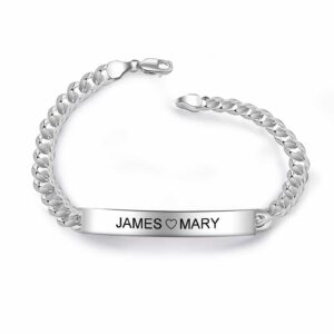 Personalized Jewelry for Men | Engraved Necklaces, Bracelets & Rings