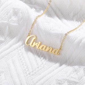 Customized Pendant with Name - Name Pendant in Gold, Silver
