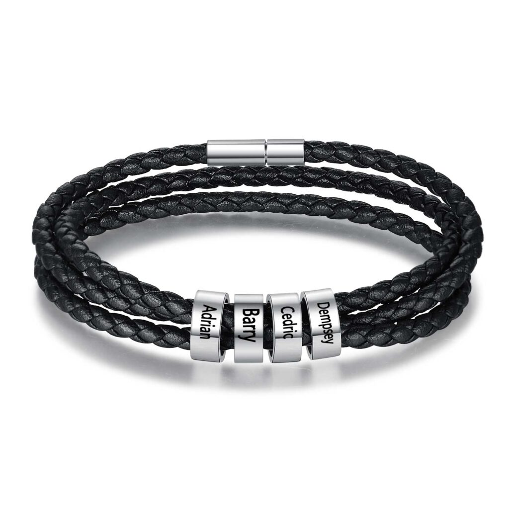 Personalized Men's Bracelets | Engraved & Custom Designs for Him
