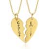 Half Heart Necklace for Couples - FARUZO