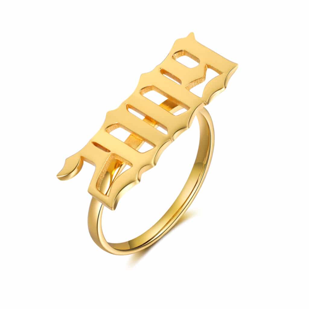 Year Ring [Sterling Silver, Gold]