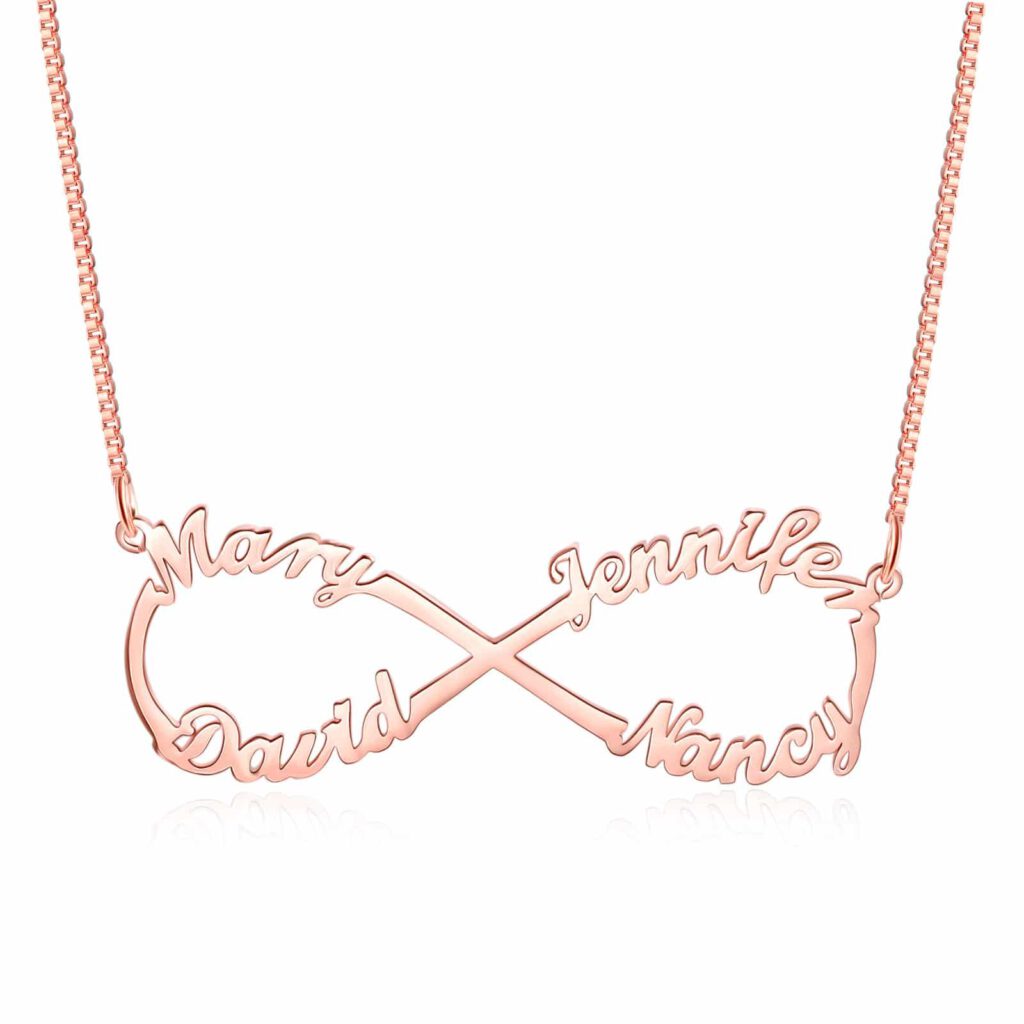 Infinity Necklaces | Personalized & Engraved Gifts