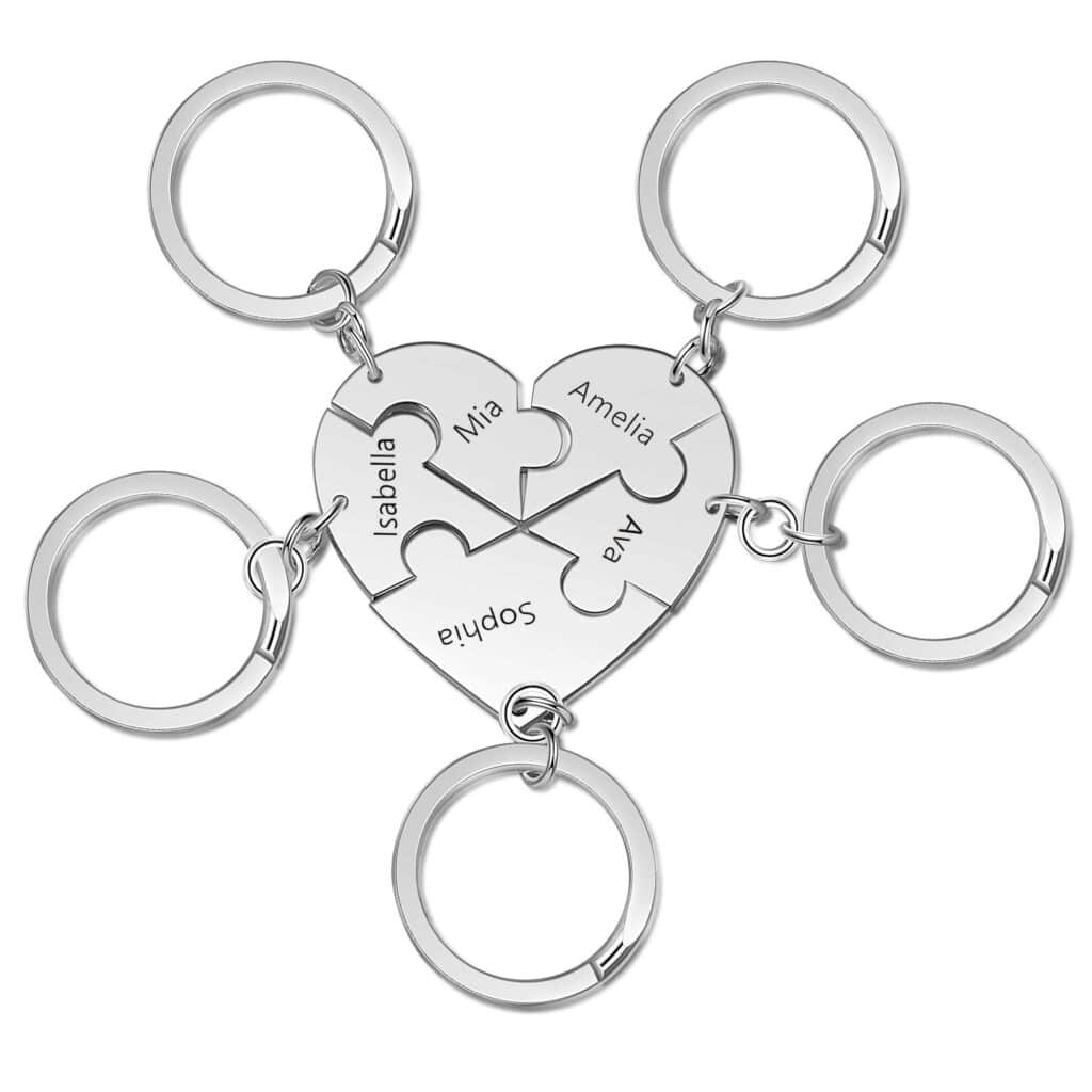 Friendship Keychain Set of 2-6 - FARUZO