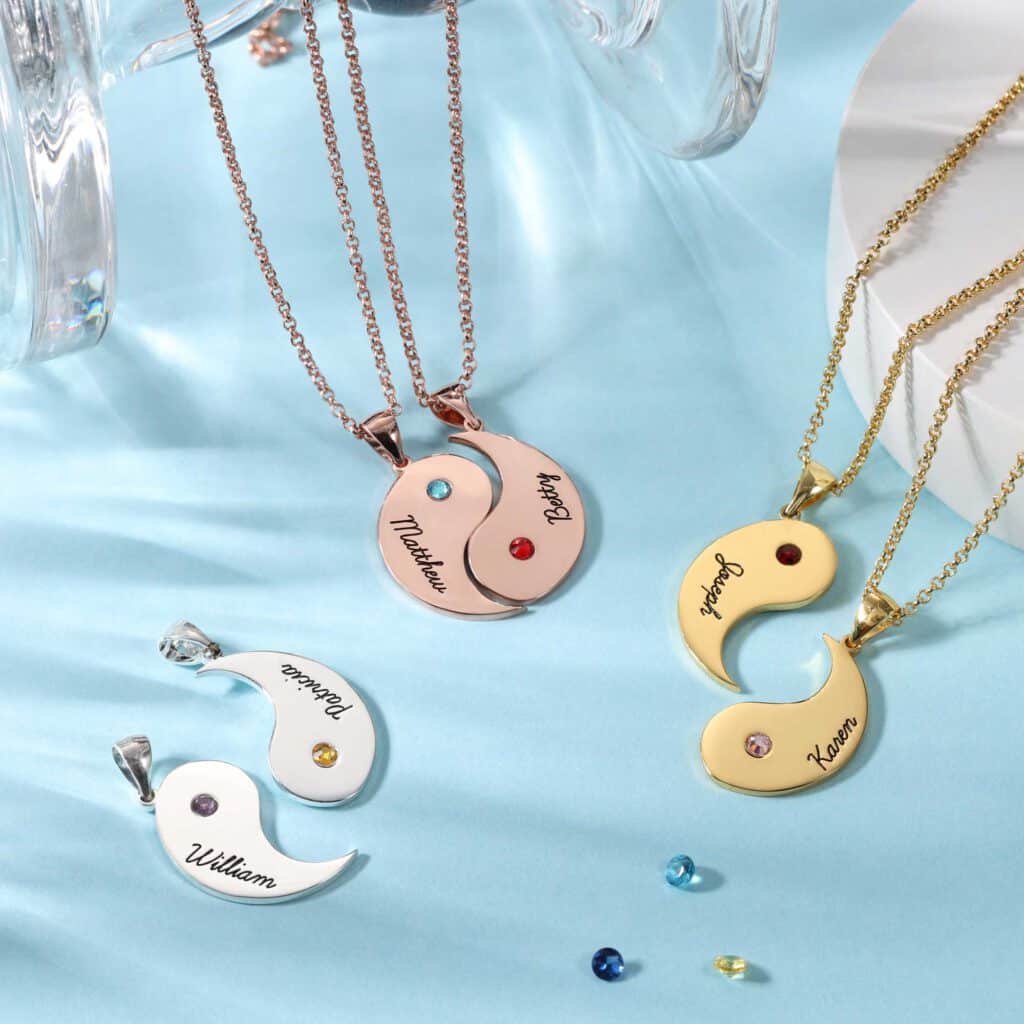 Yin Yang Matching Necklaces - FARUZO