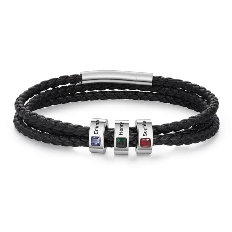 Personalized Men's Bracelets | Engraved & Custom Designs for Him
