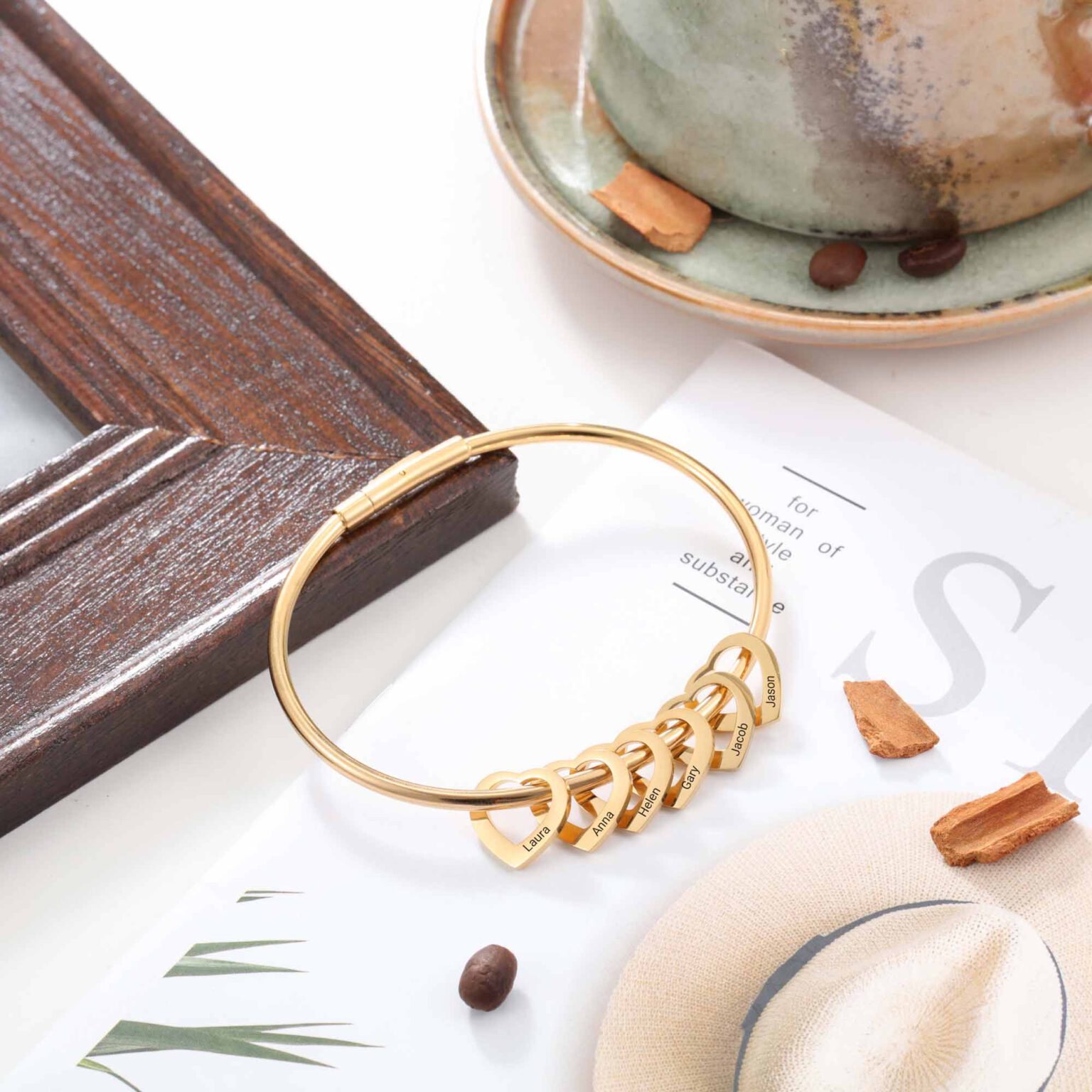 Custom Bracelet for Mom or Grandma – Add Kids’ Names Today!