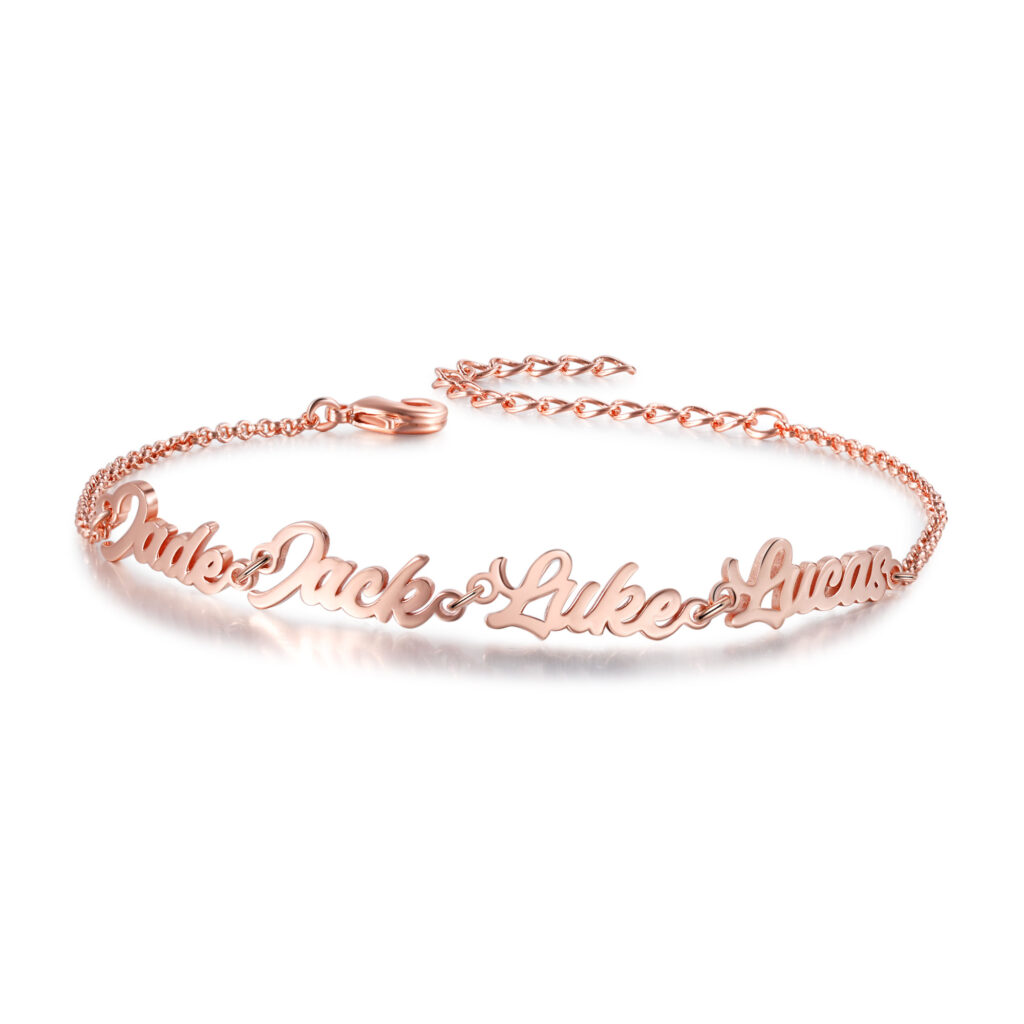 Multiple Name Bracelet – Personalized with 2 to 6 Names