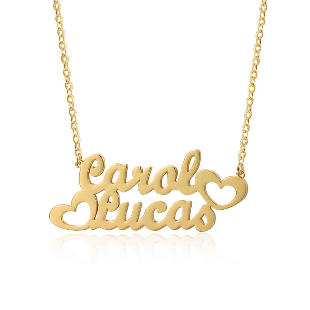 Two Name Necklace – Personalized Double Name Jewelry