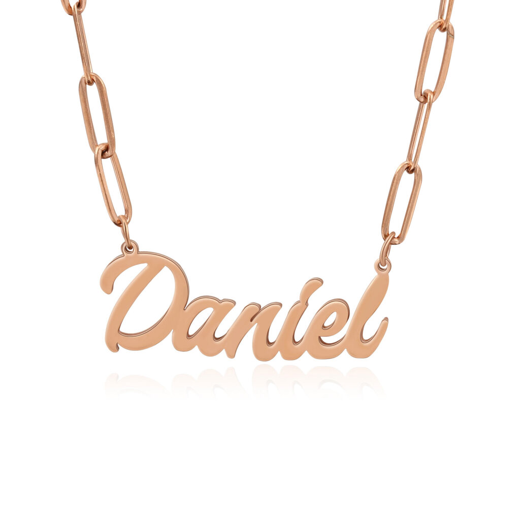 Paperclip Name Necklace [Gold & Silver] | FARUZO