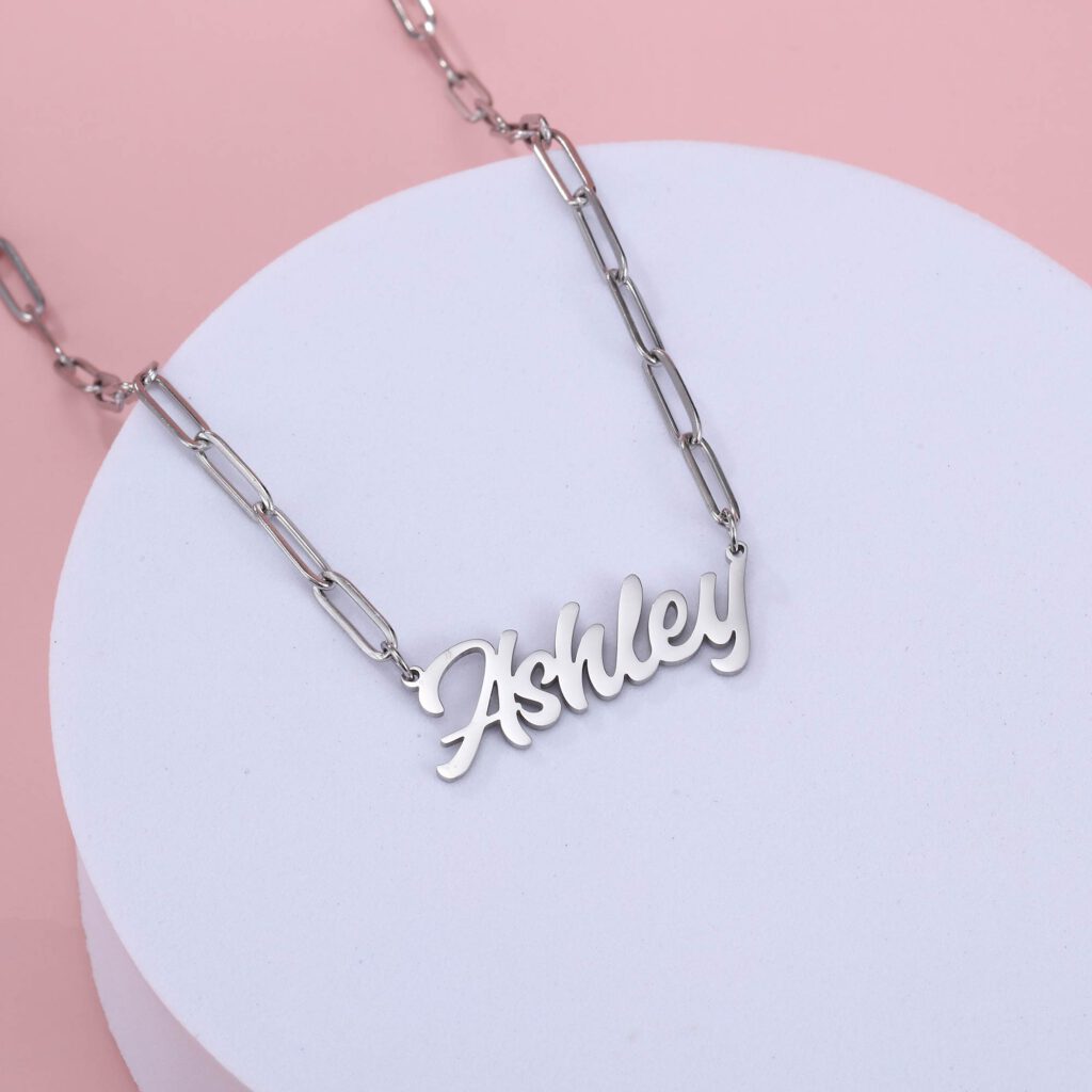Paperclip Name Necklace [Gold & Silver] | FARUZO