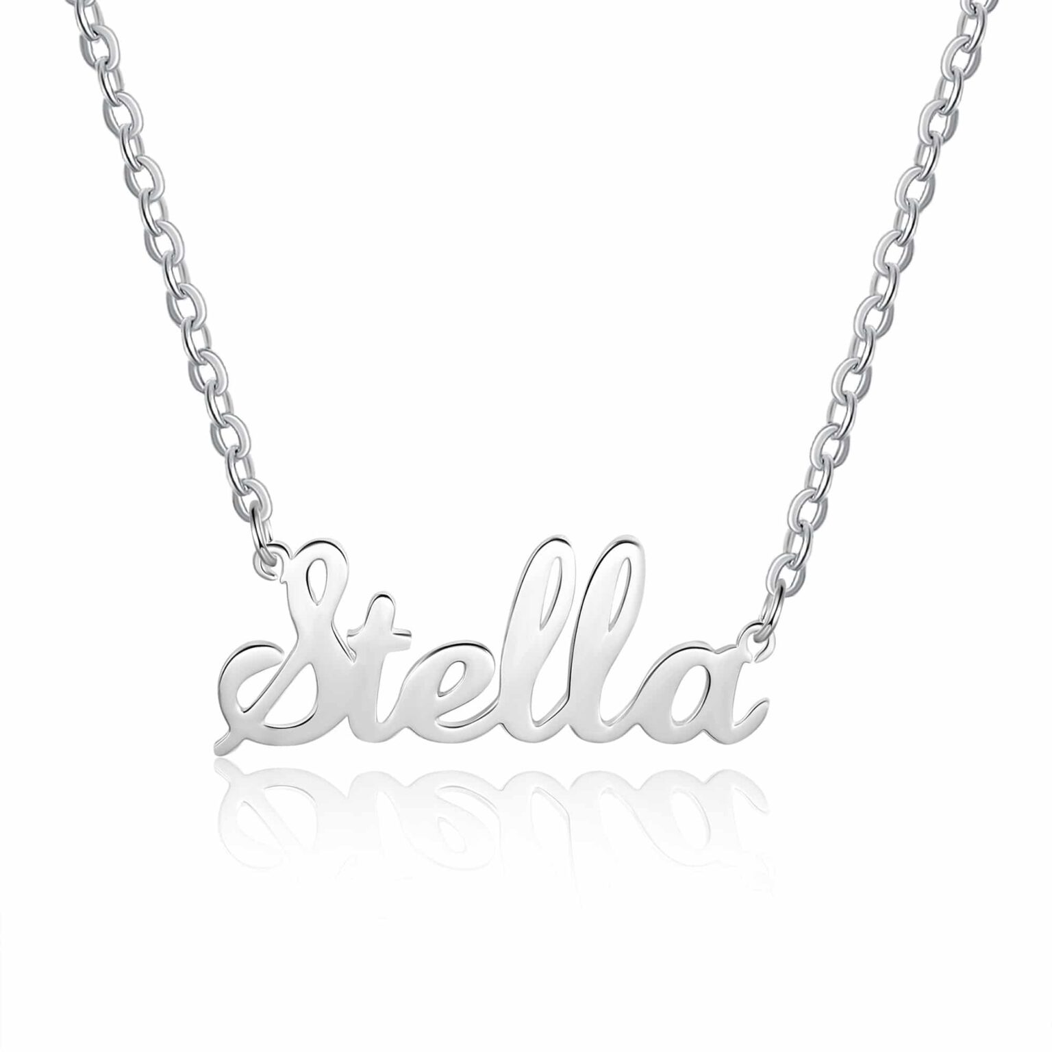 Customized Pendant with Name - Name Pendant in Gold, Silver
