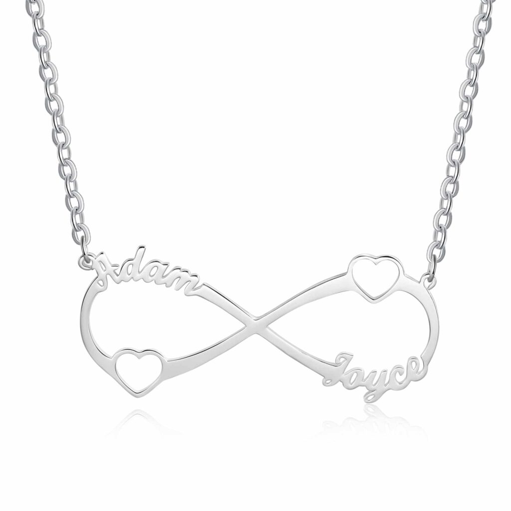 Infinity Love Necklace – Personalized with Two Names
