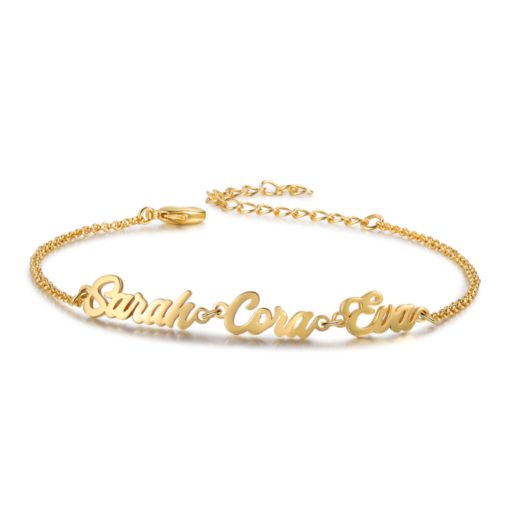Multiple Name Bracelet – Personalized with 2 to 6 Names